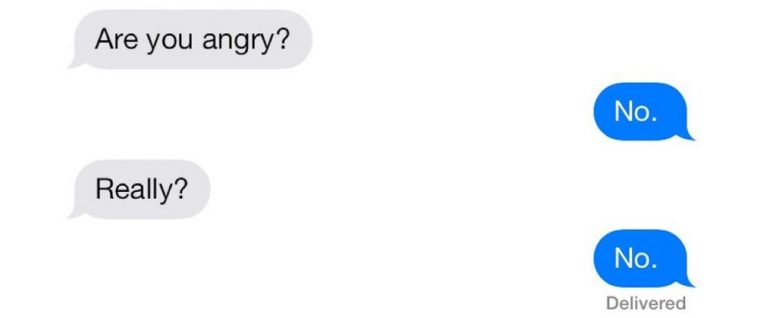 Full Stops Are The Most Passive-Aggressive Texting Punctuation Ever