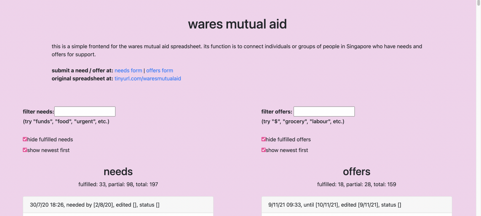 At the Heart of Singapore's Mutual Aid Initiatives Lies Community
