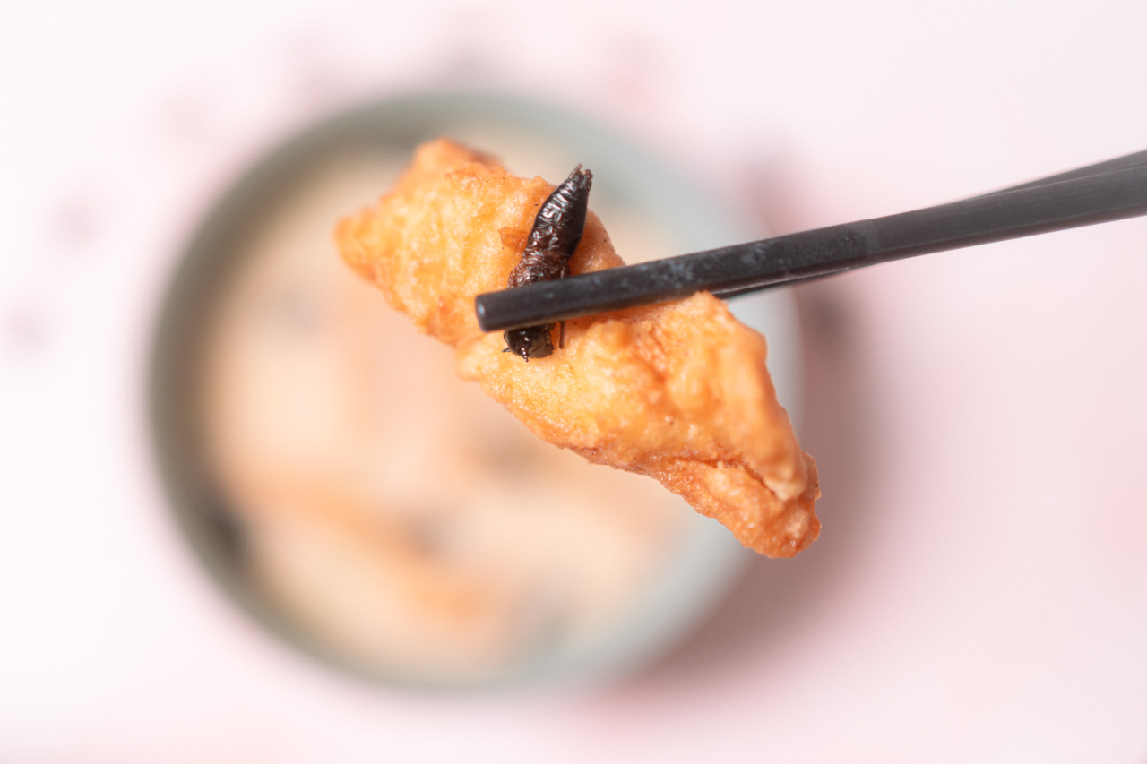 7 Days of Eating Fried Crickets to Normalise Insect Kaya Toast