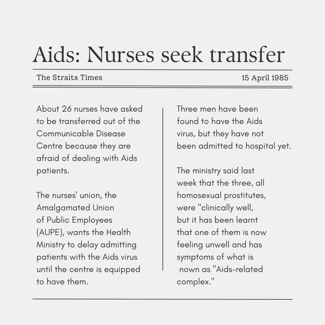The Forgotten History of the AIDS Epidemic in Singapore