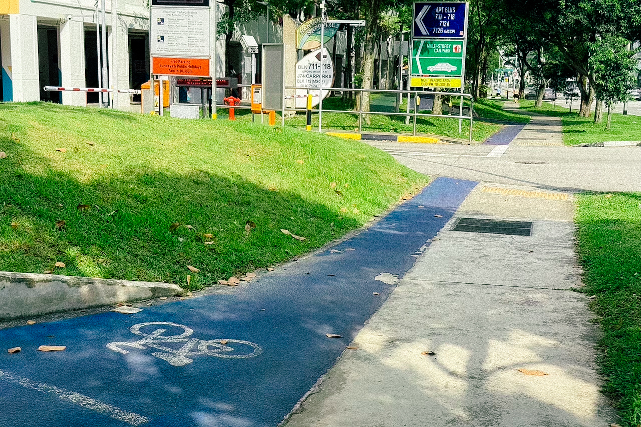 Singapore's Bike Paths Aren't Built for the People Who Use Them Most