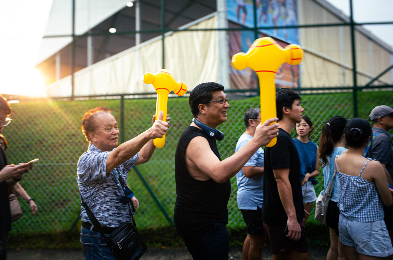 Flashpoint GE2025: A Rave of Electric Blue at a Workers' Party Rally