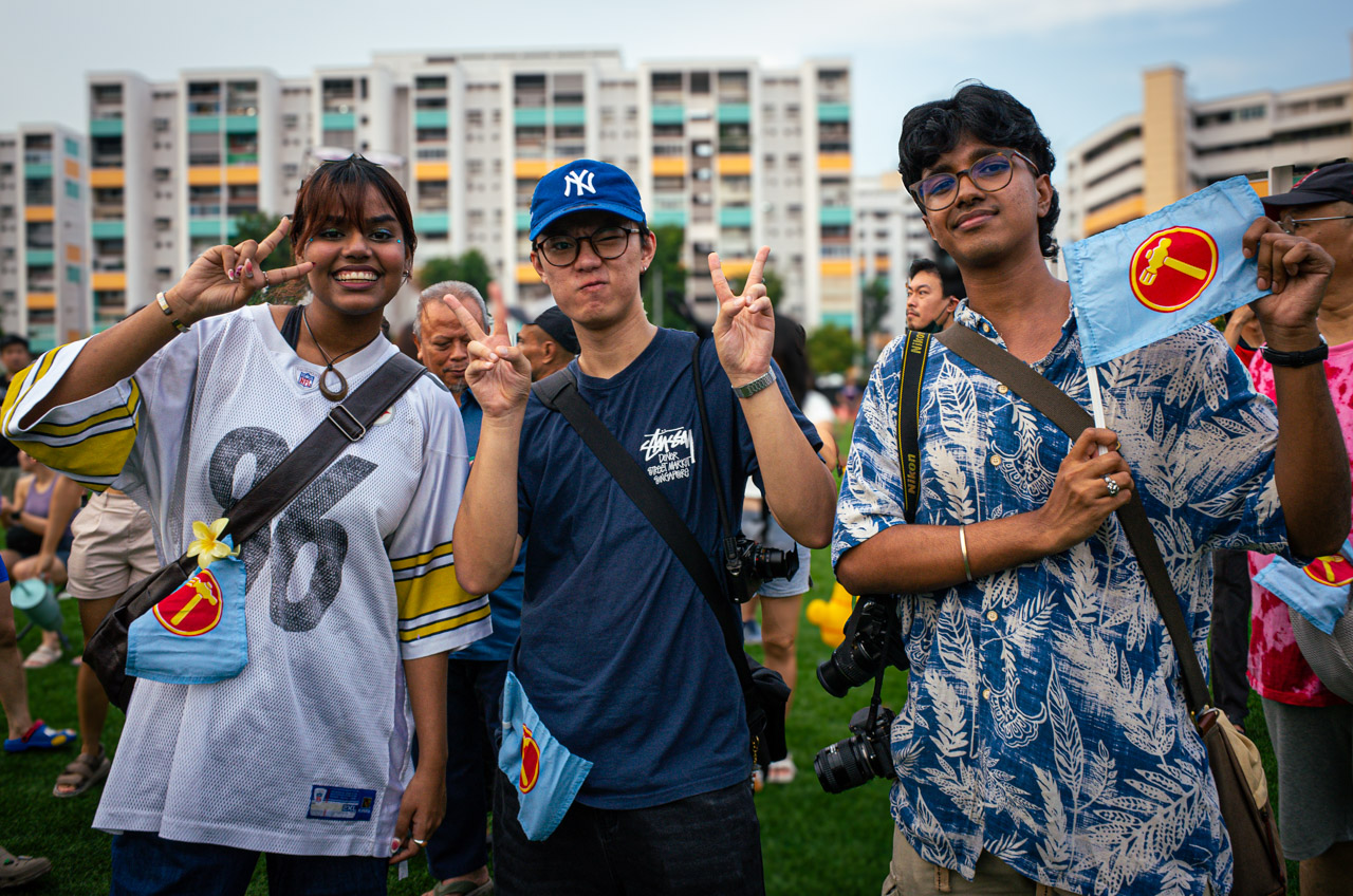 Flashpoint GE2025: A Rave of Electric Blue at a Workers' Party Rally