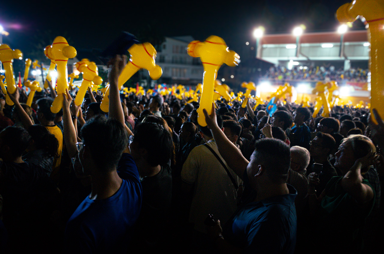 Flashpoint GE2025: A Rave of Electric Blue at a Workers' Party Rally